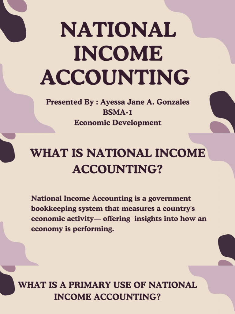 National Income Accounting - 20240307 - 094841 - 0000 | PDF