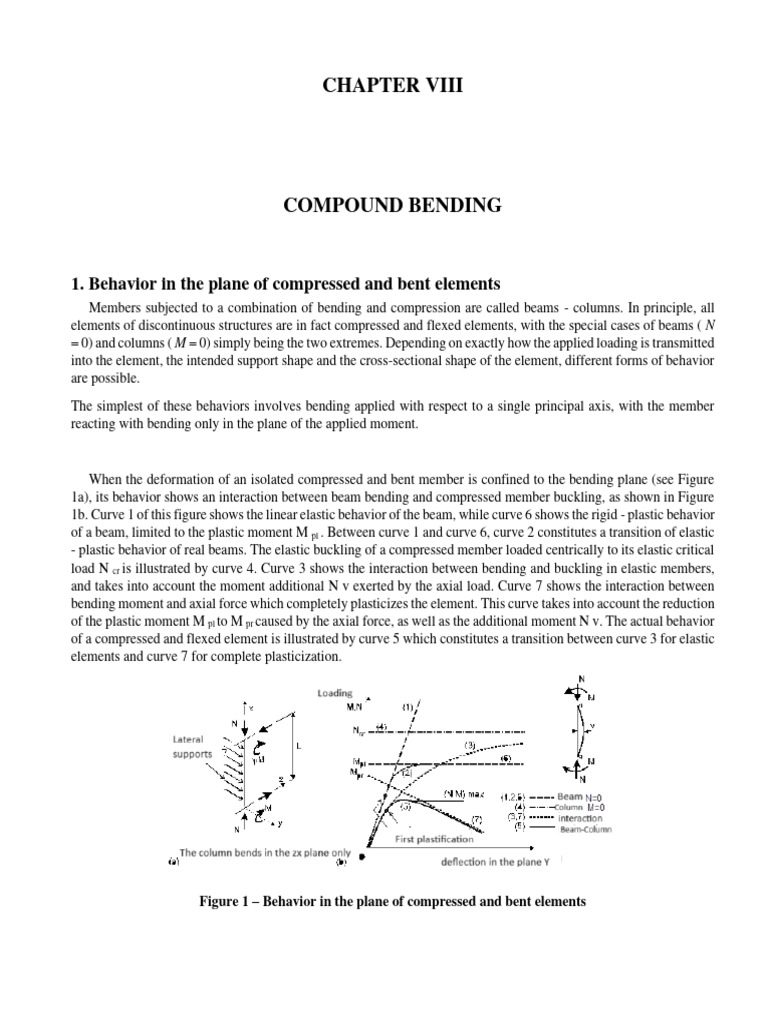 8 Compound Bending | PDF | Bending | Buckling