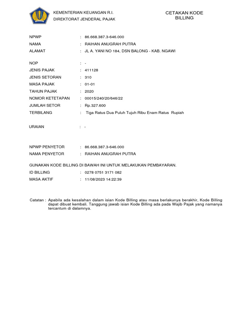 Sse STP Dan SKPKB PPH Final 2020 | PDF