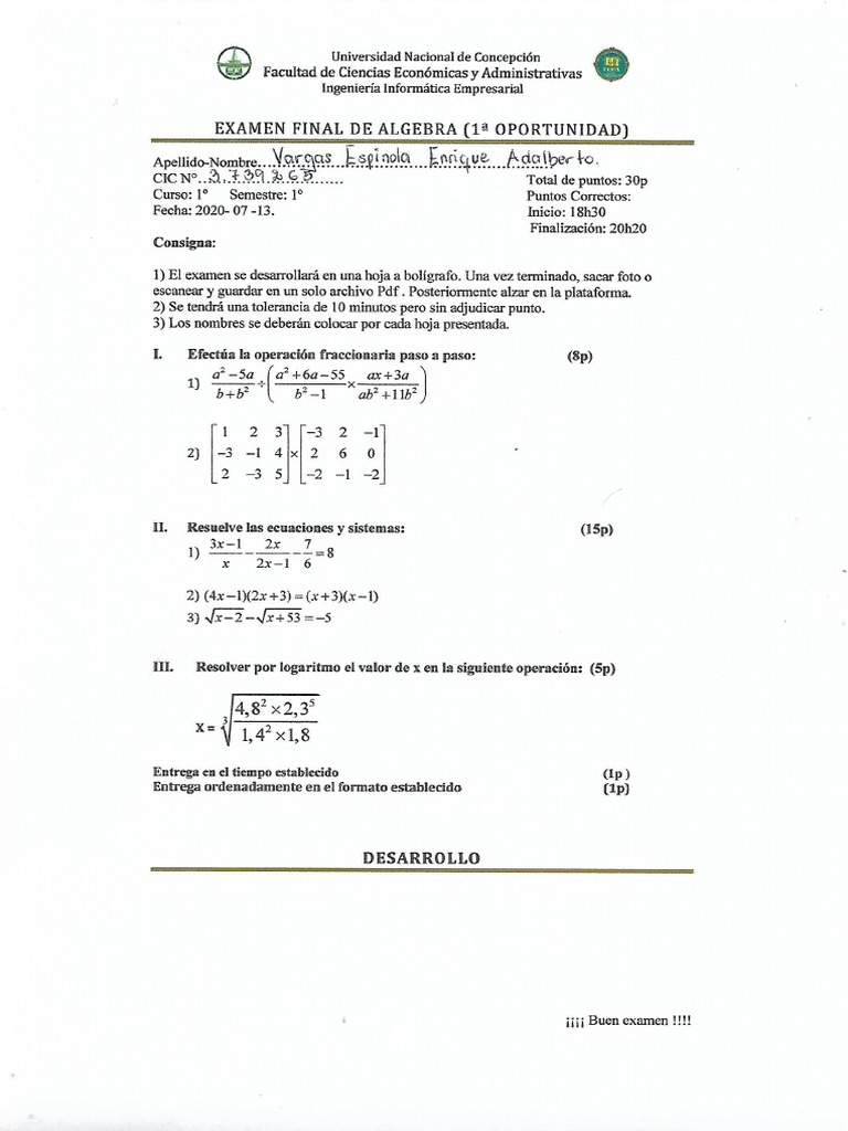 Examen A | PDF