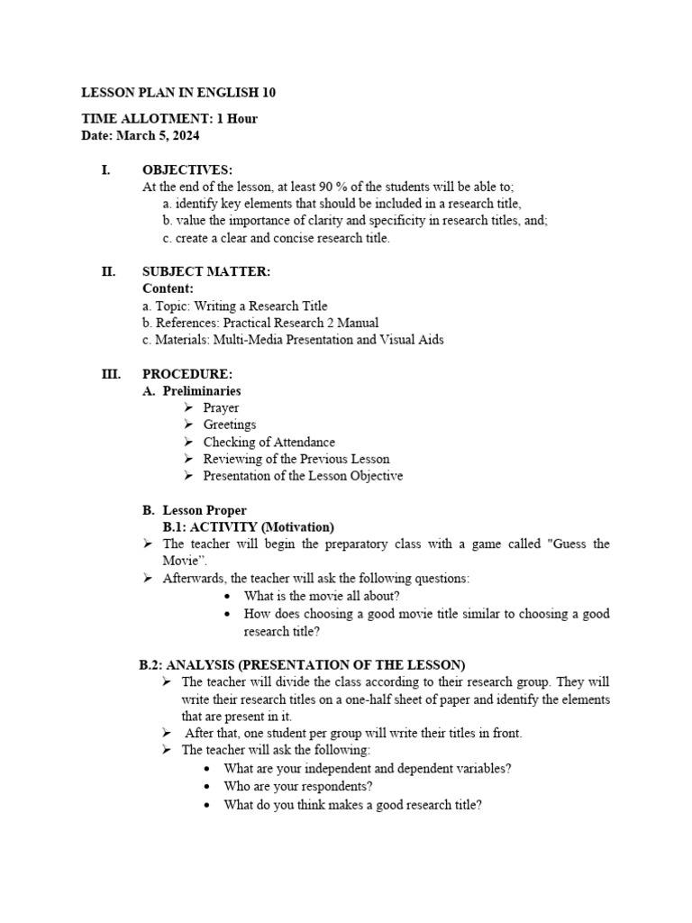 DEMO - 3rd - WRITING RESEARCH TITLE | PDF | Adolescence | Popular ...