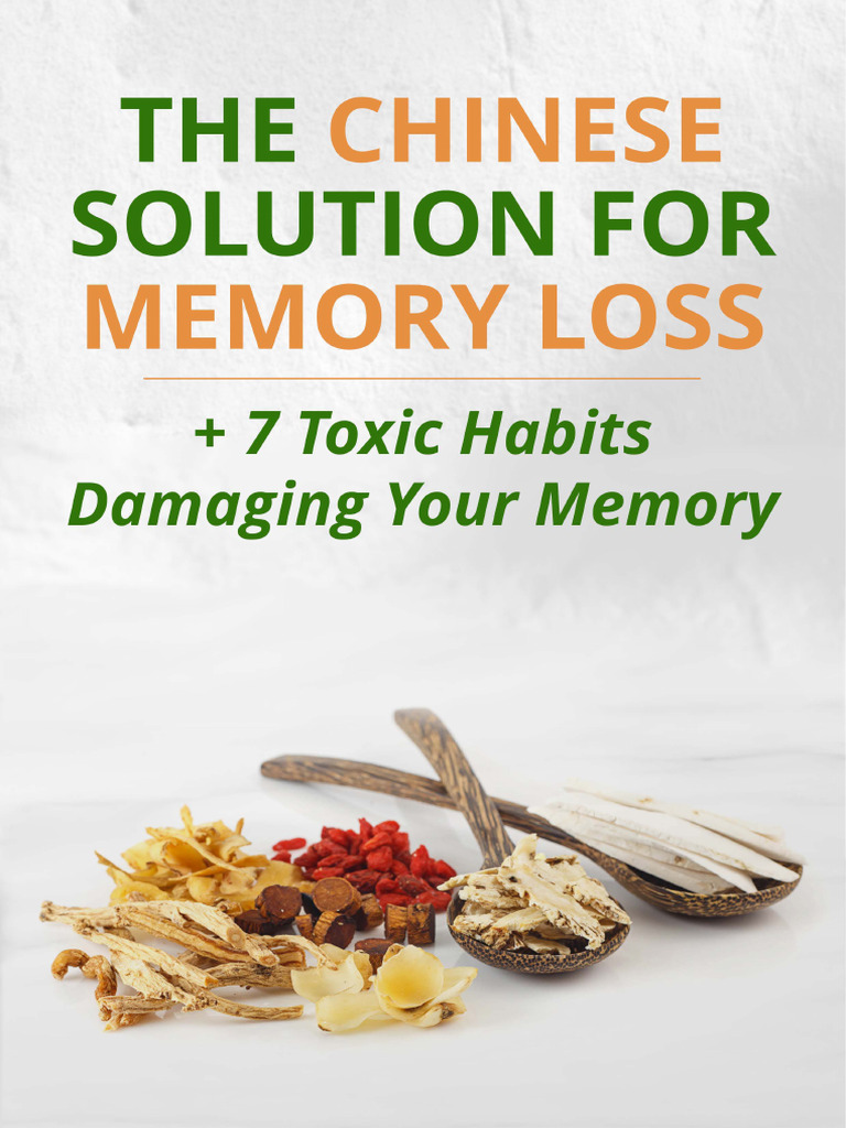 Chinese Solution For Memory Loss | PDF | Sleep | Dementia