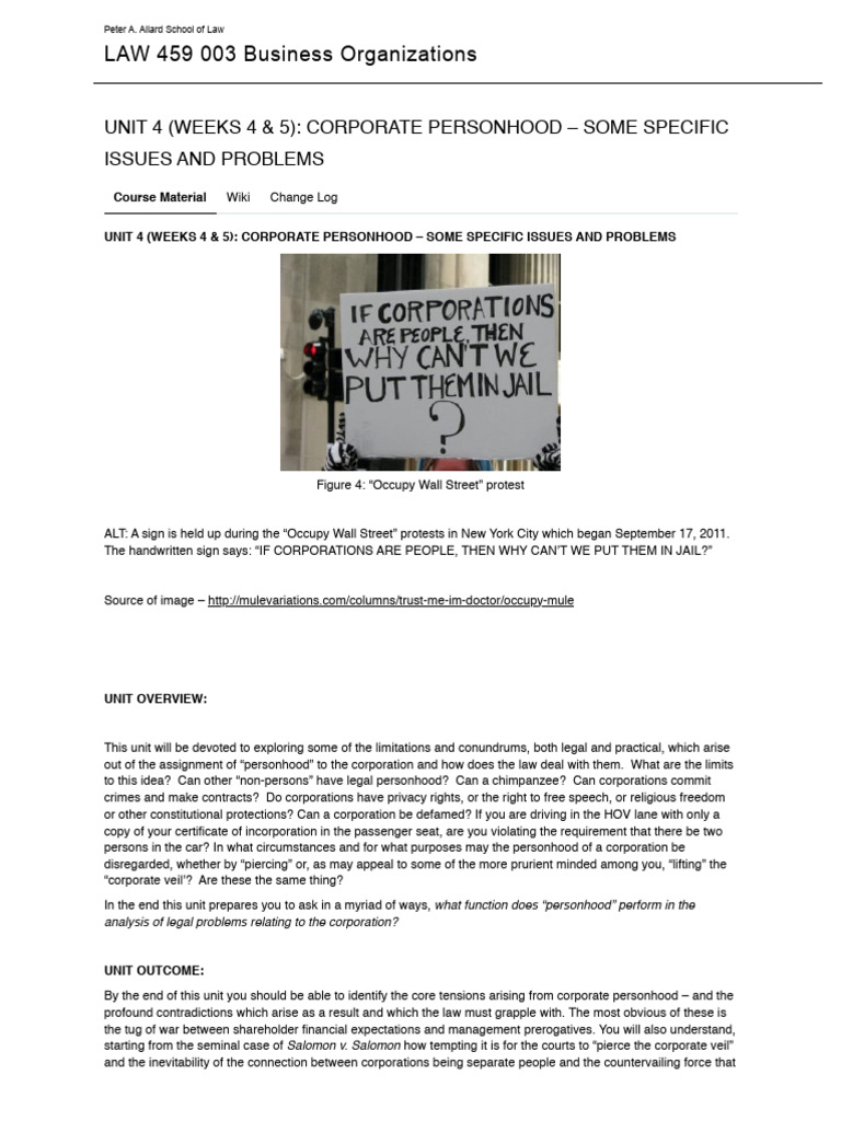 Ubc 1 | Download Free PDF | Piercing The Corporate Veil | Tort