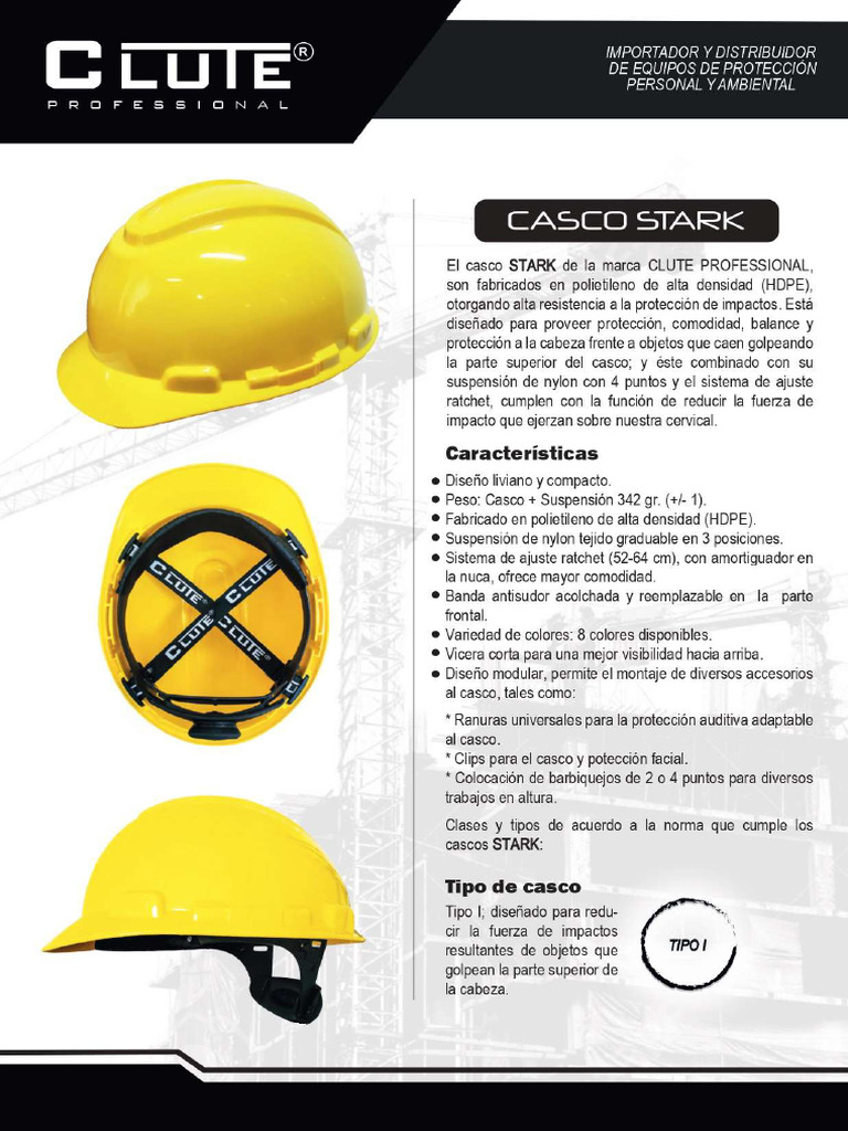 Ficha Tecnica-casco Clute | PDF