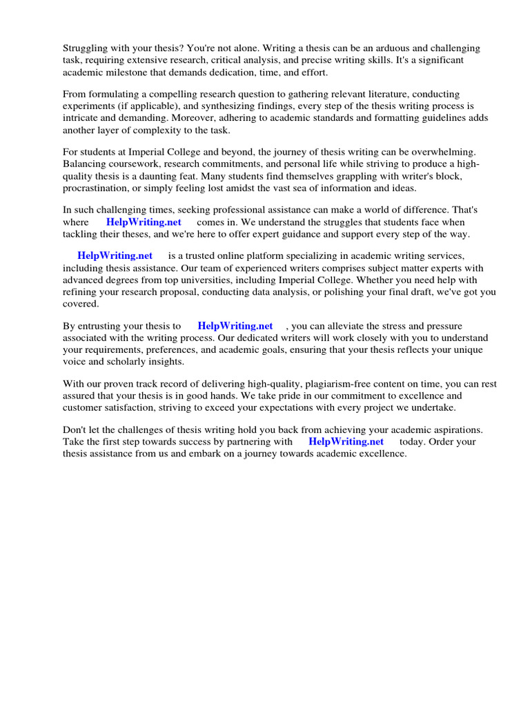 E Thesis Imperial College | PDF