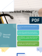 Guided Writing Sample | PDF | Paragraph | Reuse