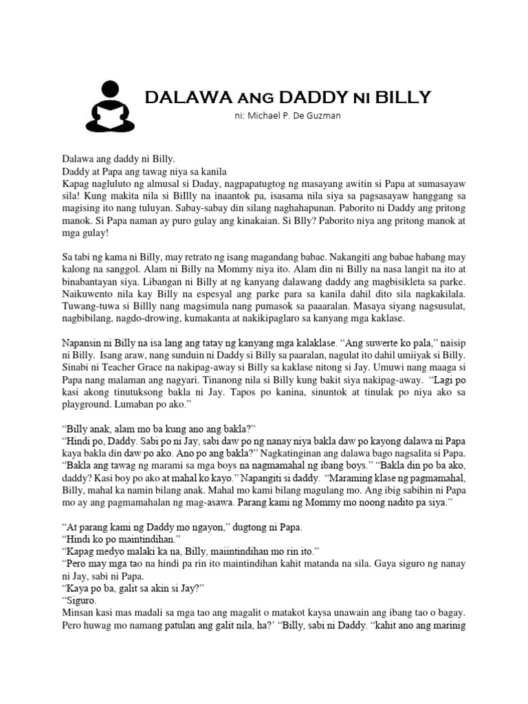 Dalawa Ang Daddy Ni Billy | PDF