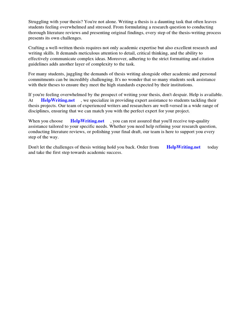 Thesis Objective Example | PDF | Thesis | Methodology