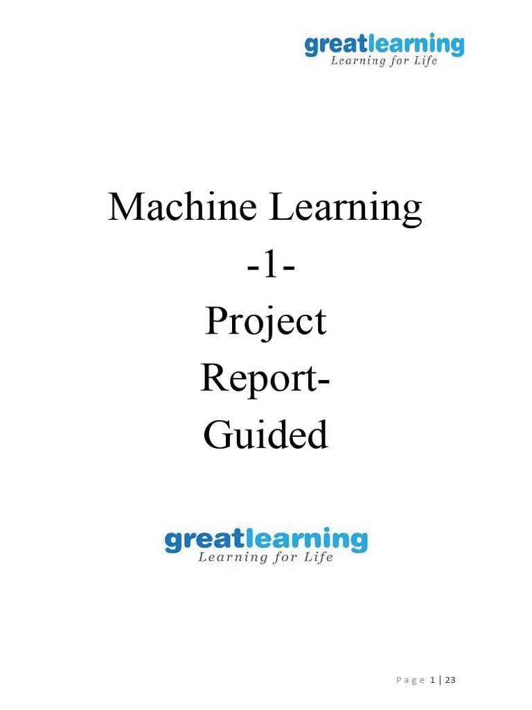 Machine Learning Guided Project | PDF | Principal Component Analysis | Cluster Analysis