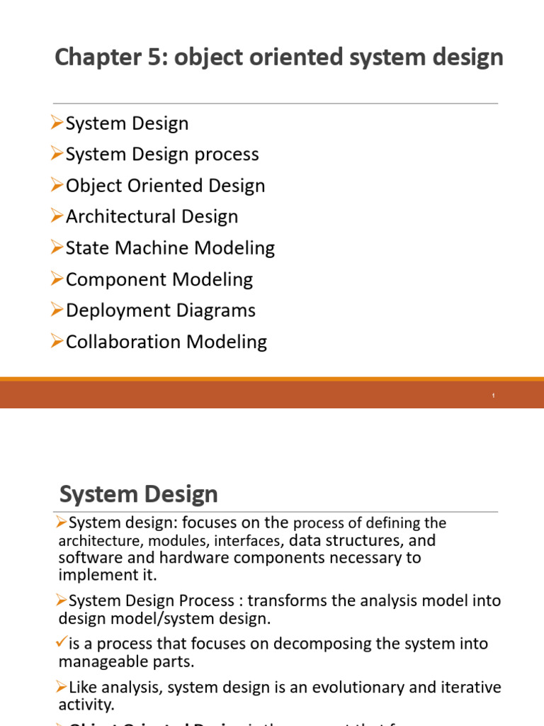 Chapter 5 System Design | Download Free PDF | Client–Server Model | Class (Computer Programming)