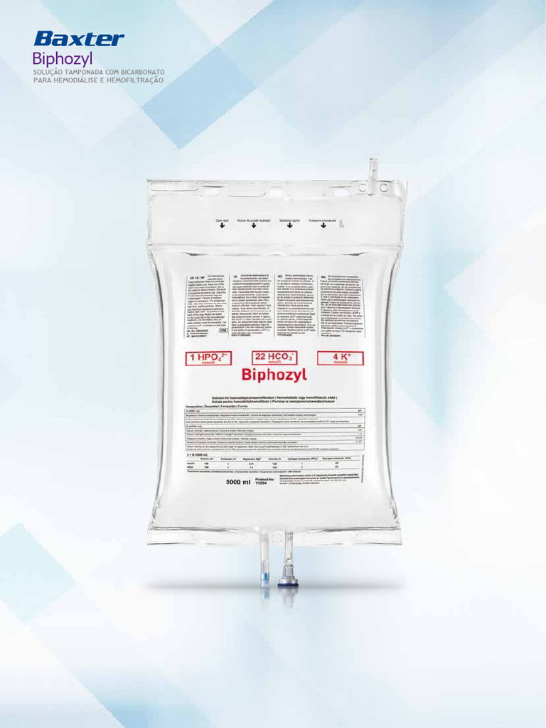 1709222938_48708a_biphozyl_spec_sheet_port | PDF | Hemodiálise | Química