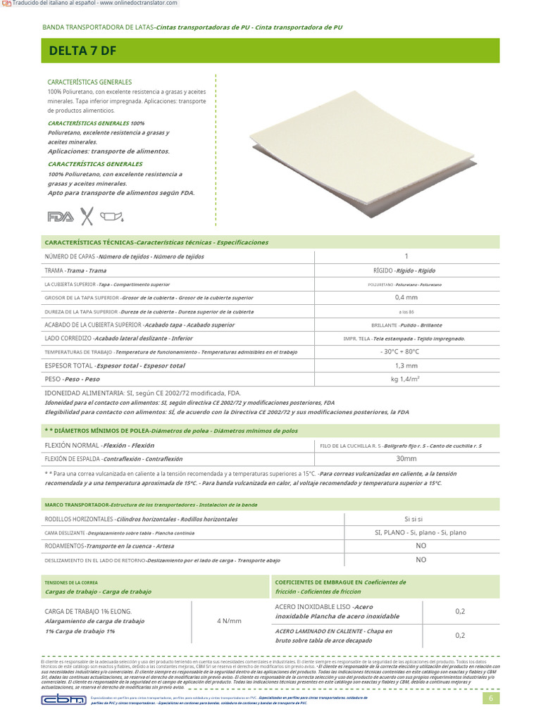 DELTA - 7DF 1.3MM 2 LONAS - It.es | PDF