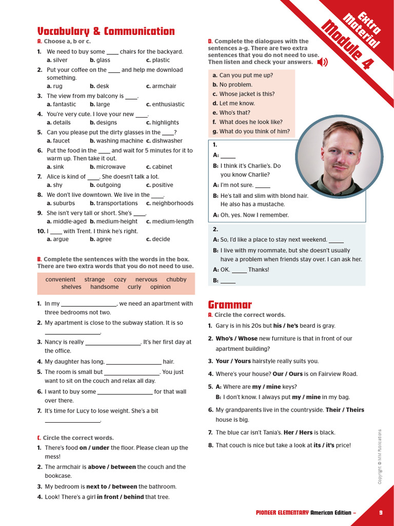 Pioneer Elementary Extra Material-9-10 | PDF | Color