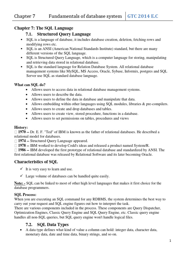F Database Chapter 7 Pdf Relational Database Database Index