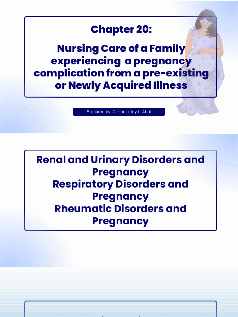 CHAPTER 20 | PDF | Pregnancy | Urinary Tract Infection