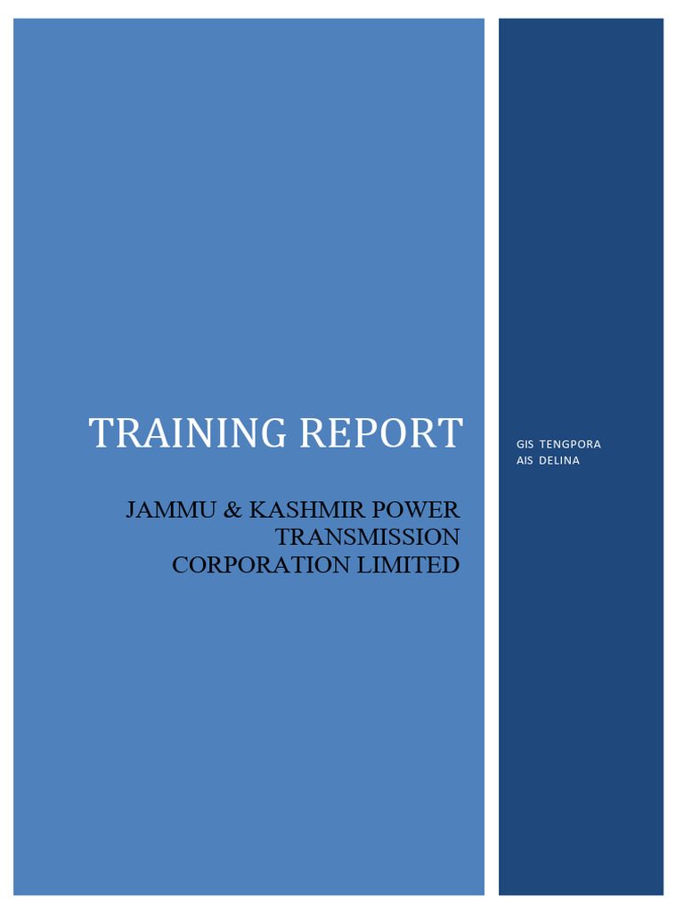 Grid Training Report 110anzar Final | PDF | Electrical Substation ...