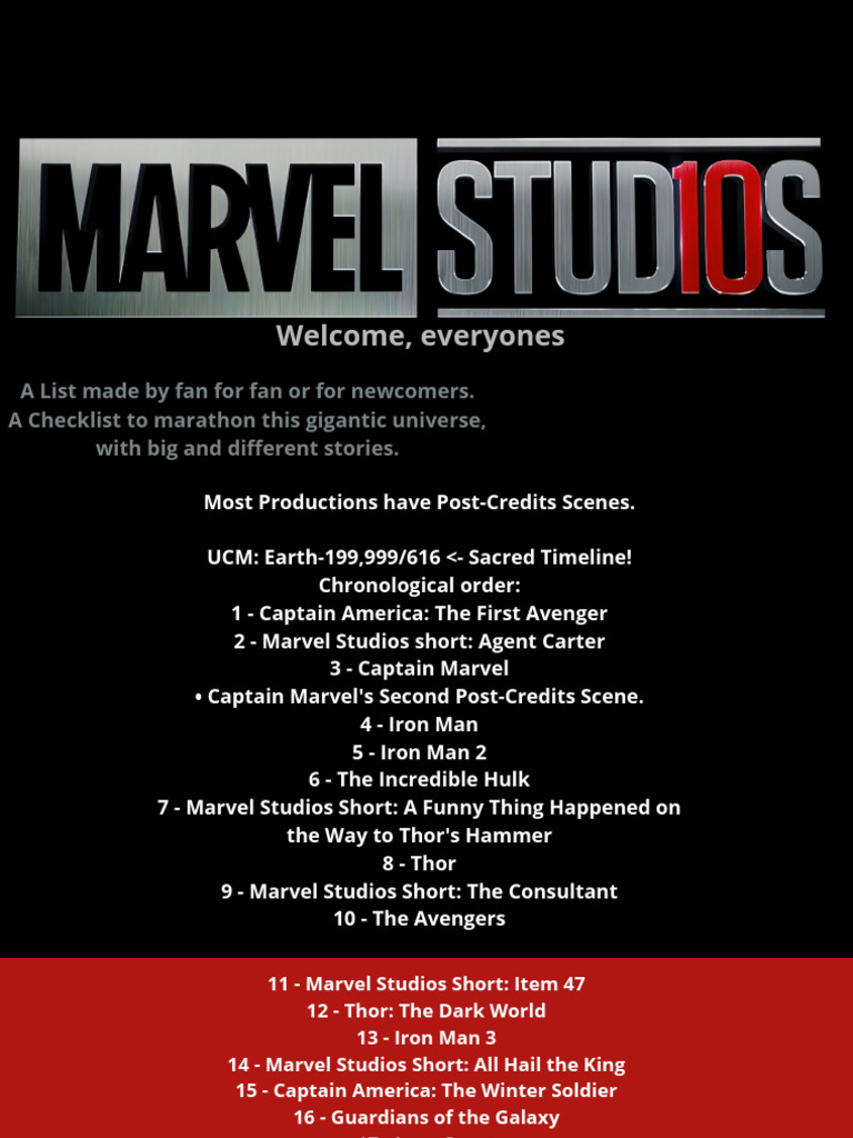 Marvel Universe Viewing Guide | PDF | Young Adult