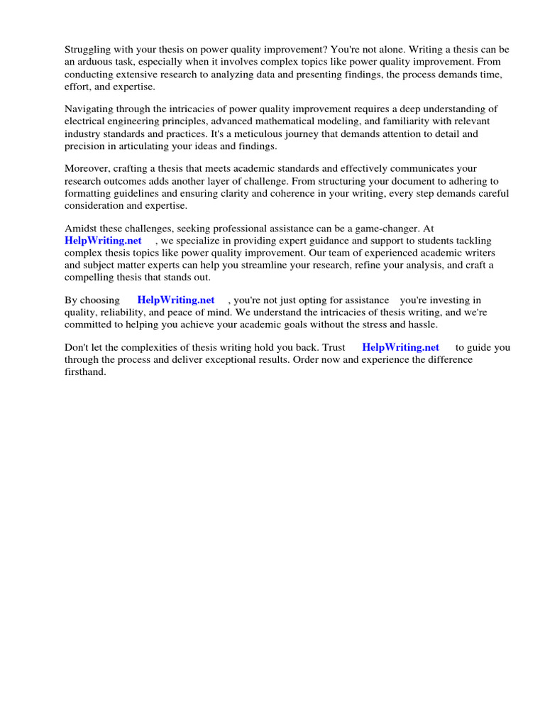Thesis Report On Power Quality Improvement | PDF | Power Inverter | Ac ... Thesis Report On Power Quality Improvement | PDF | Power Inverter | Ac ...