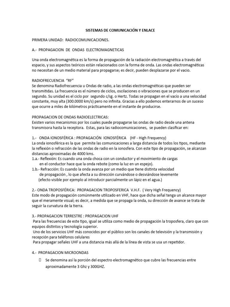 Clases Radio | PDF | Comunicación | Frecuencia ultra alta