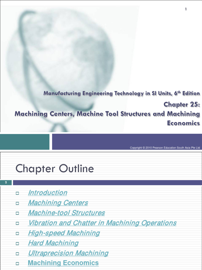 Mce 501 Lecture Note - Module 6 | PDF | Machining | Crafts