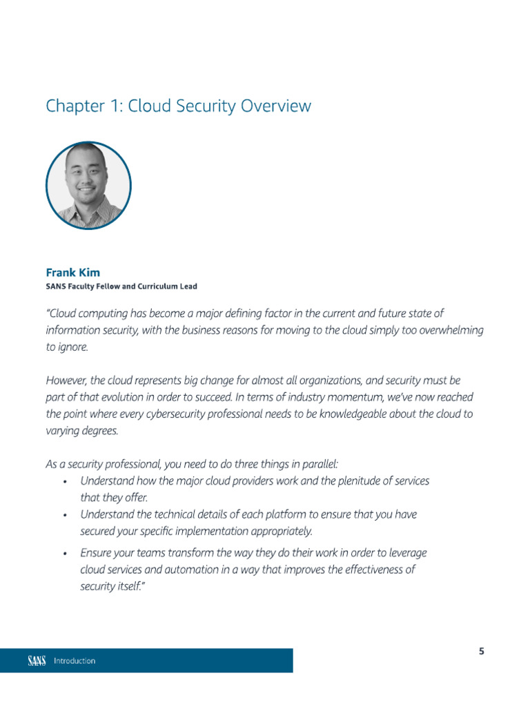 Cloud Security Overview 1 | PDF