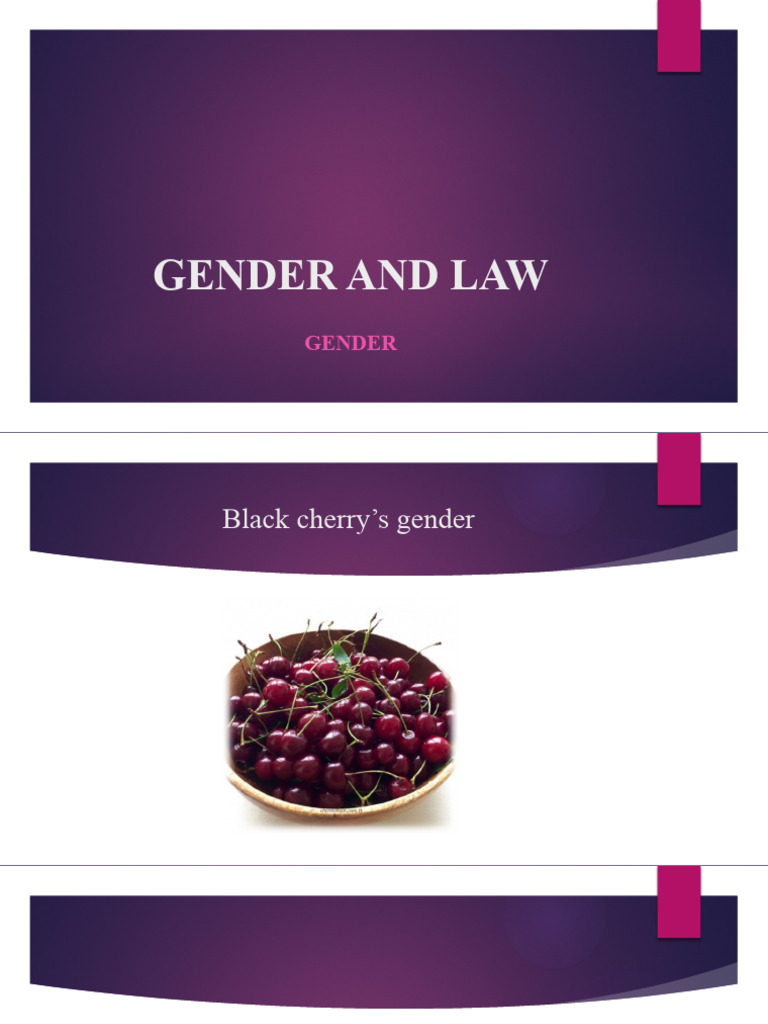 Gender and Law | PDF | Feminism | Gender Studies