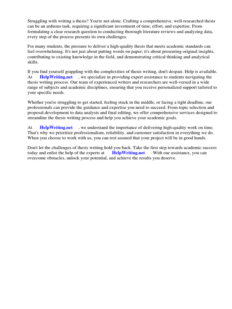 Harvard Thesis Examples | Download Free PDF | Thesis | Essays