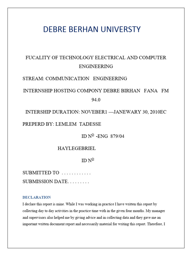 FM 94.0 Report | PDF | Antenna (Radio) | Transmitter