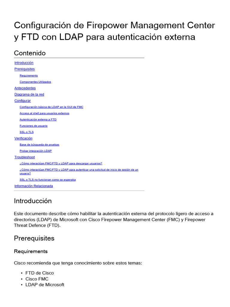 Configure Firepower Management Center An | PDF | Transport Layer Security | Usuario (informática)