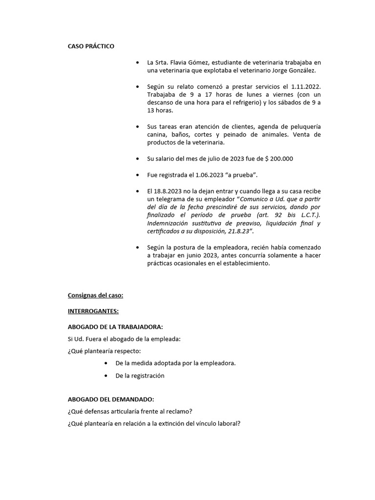 Caso Prã¡ctico 2do. Cuat.2023 | PDF