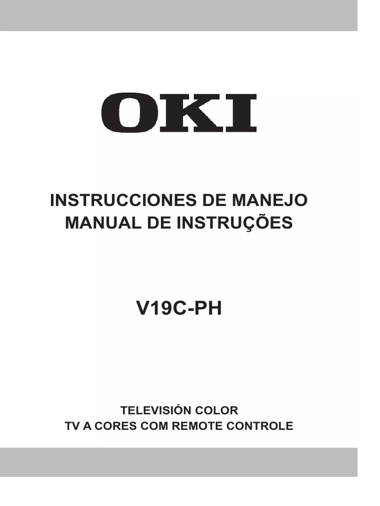 Manual OKI V19C-PH (Español - 47 Páginas) | PDF