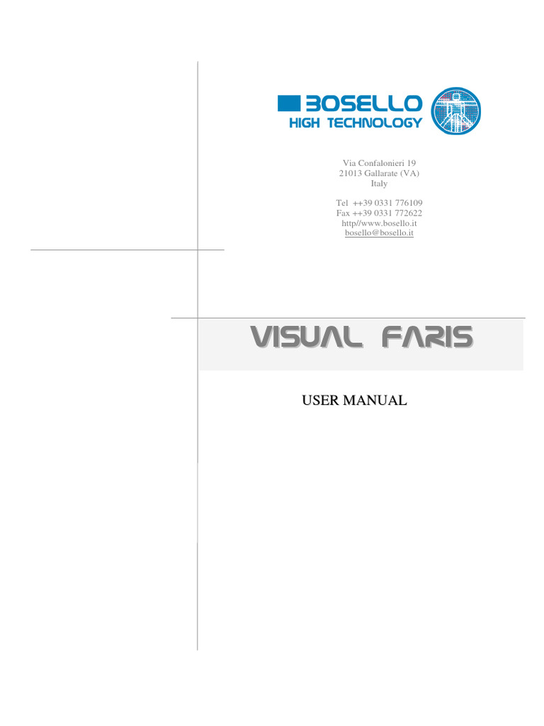 Visual Faris User Manual | PDF | Computer File | Personal Computers