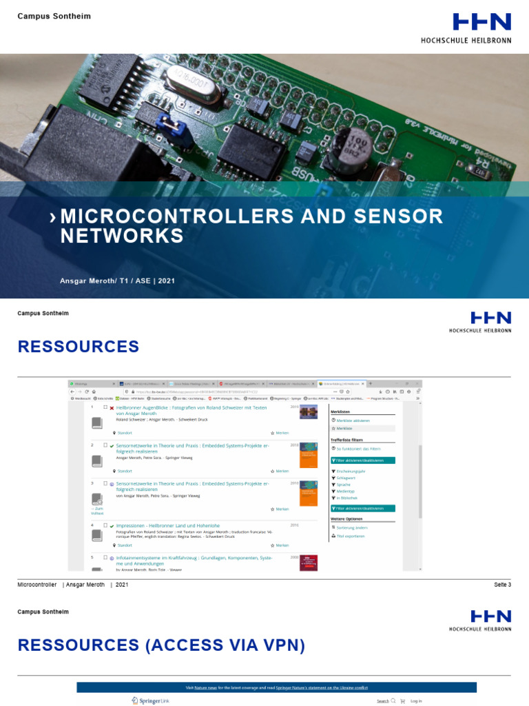 Microcontrollers Overview and Resources | PDF | Microcontroller | Computer Memory