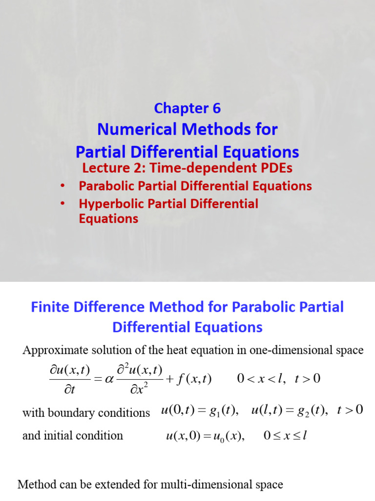 MAFE208IU-L15 - Parabolic and Hyperbolic Equations | PDF | Partial Differential Equation ...