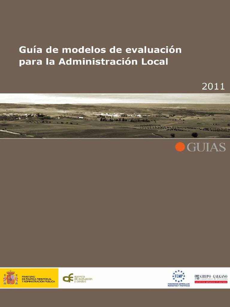 Guia Modelos Evaluacion Administracion Local PDF | PDF | Evaluación | Calidad (comercial)