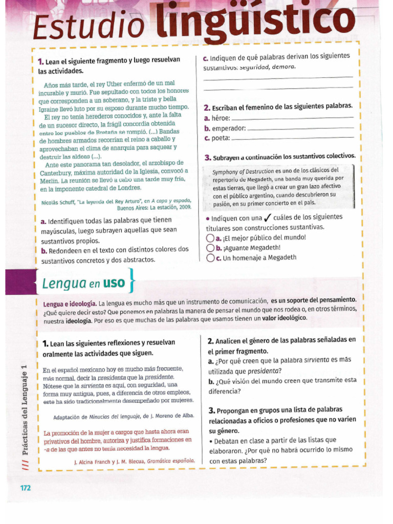 TP2 Los Sustantivos | PDF