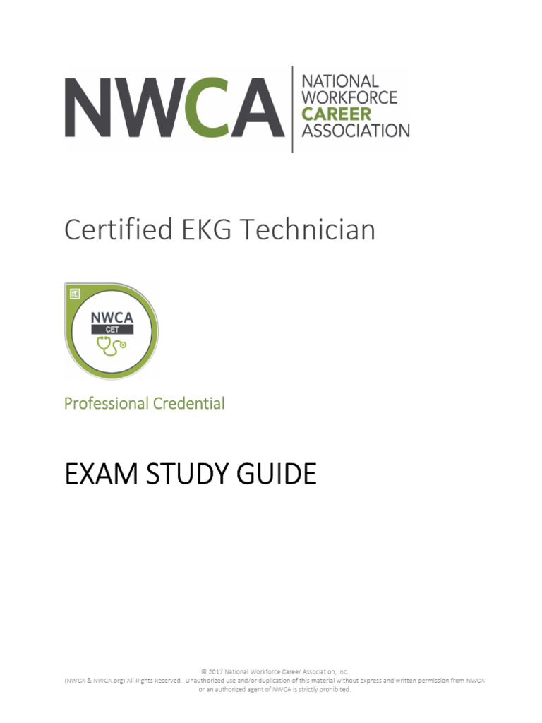 Certified EKG Technician Exam Guide | PDF | Electrocardiography | Heart