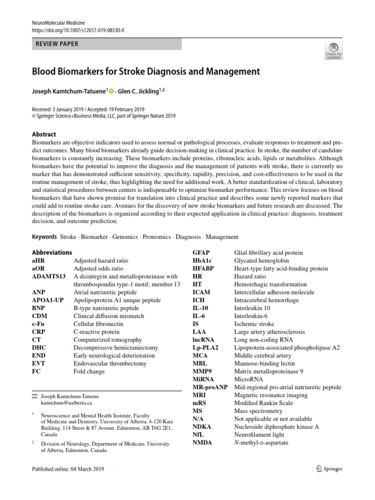 Stroke Flyer | PDF | Stroke | Clinical Medicine