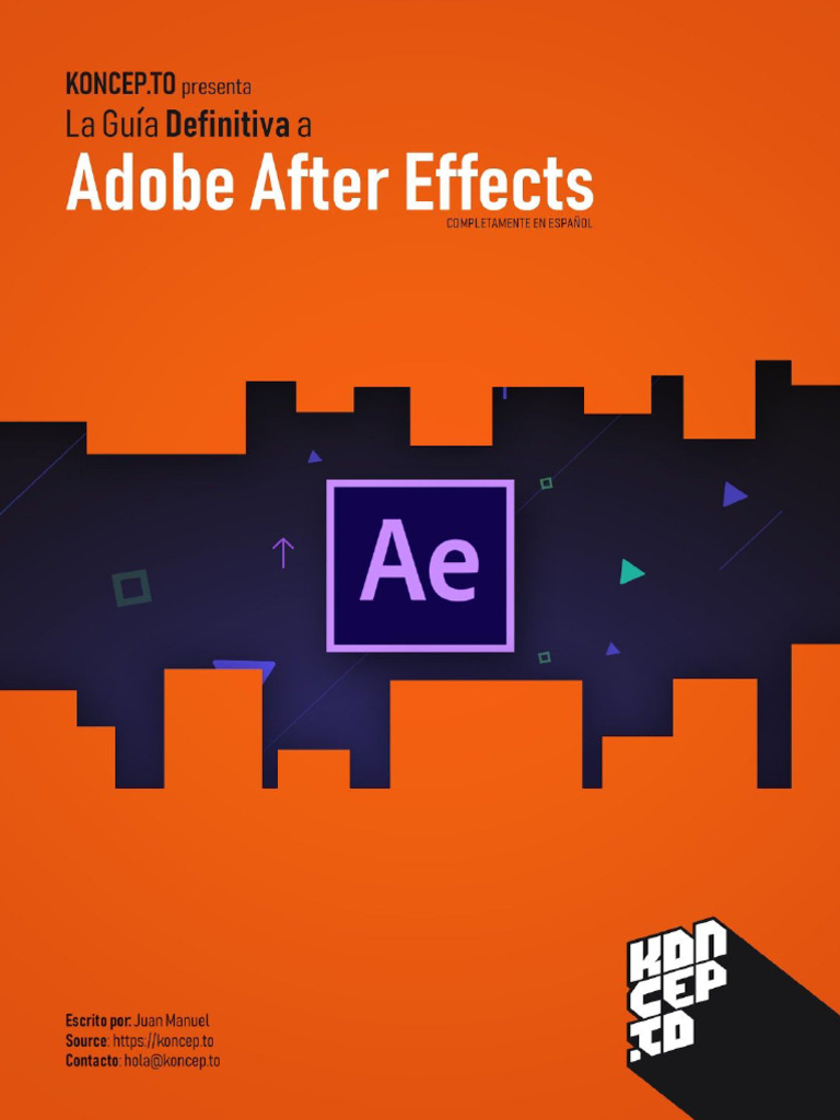 La Guía Definitiva A Adobe After Effects | PDF | Vídeo | Animación