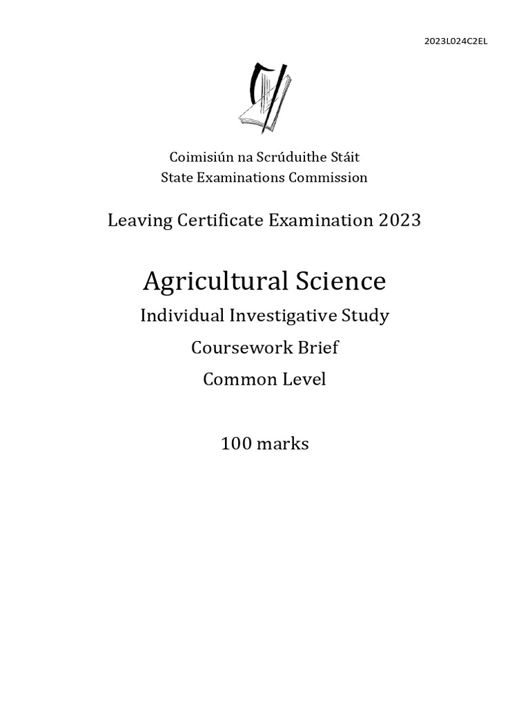 A G Science Brief 2023 | PDF | Soil