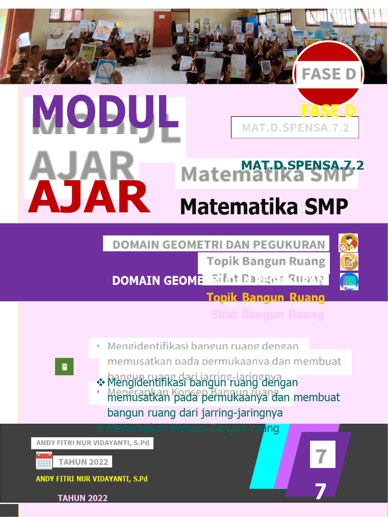 Modul Ajar Bangun Ruang | PDF