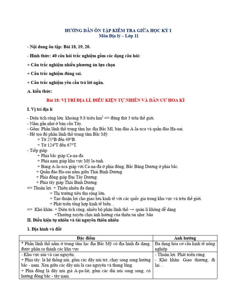 VD-ĐỀ-CƯƠNG-ÔN-TẬP-ĐỊA-11-GIỮA-HKII-2023-2024 | PDF