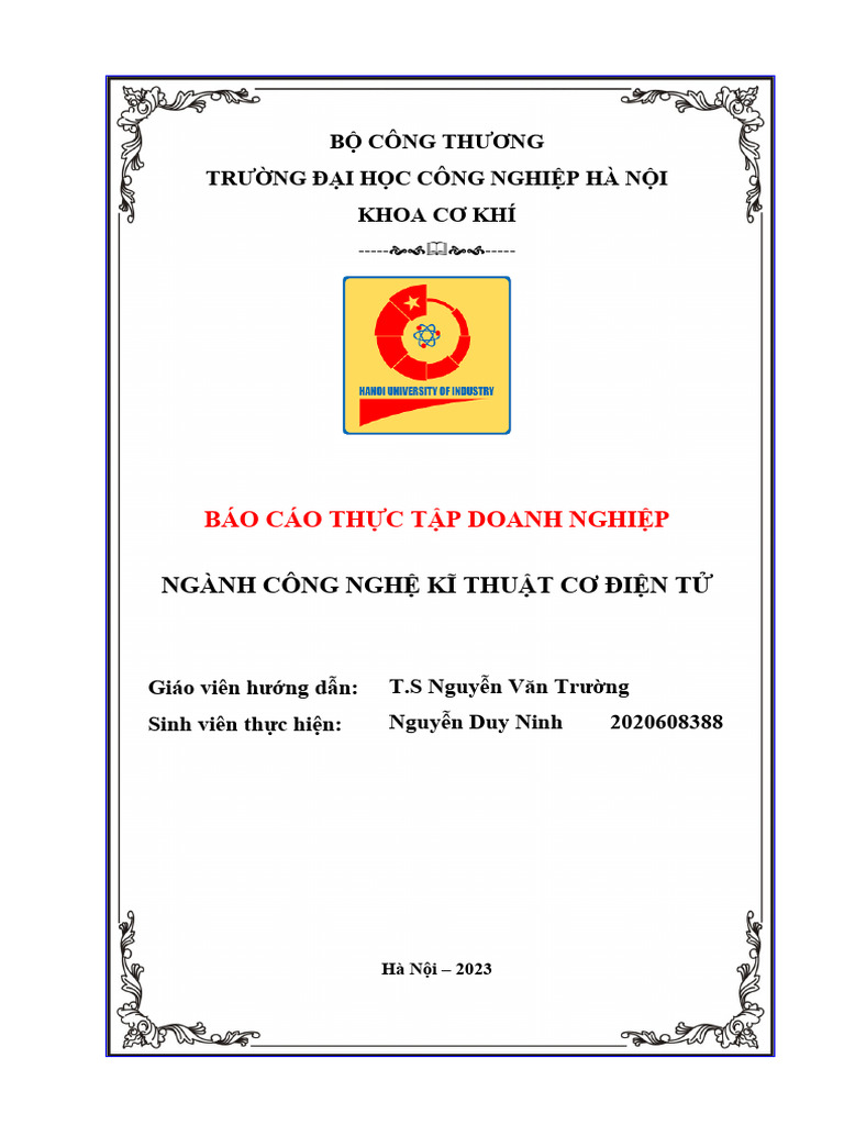 Baocaothuctap Nguyenduyninh | PDF