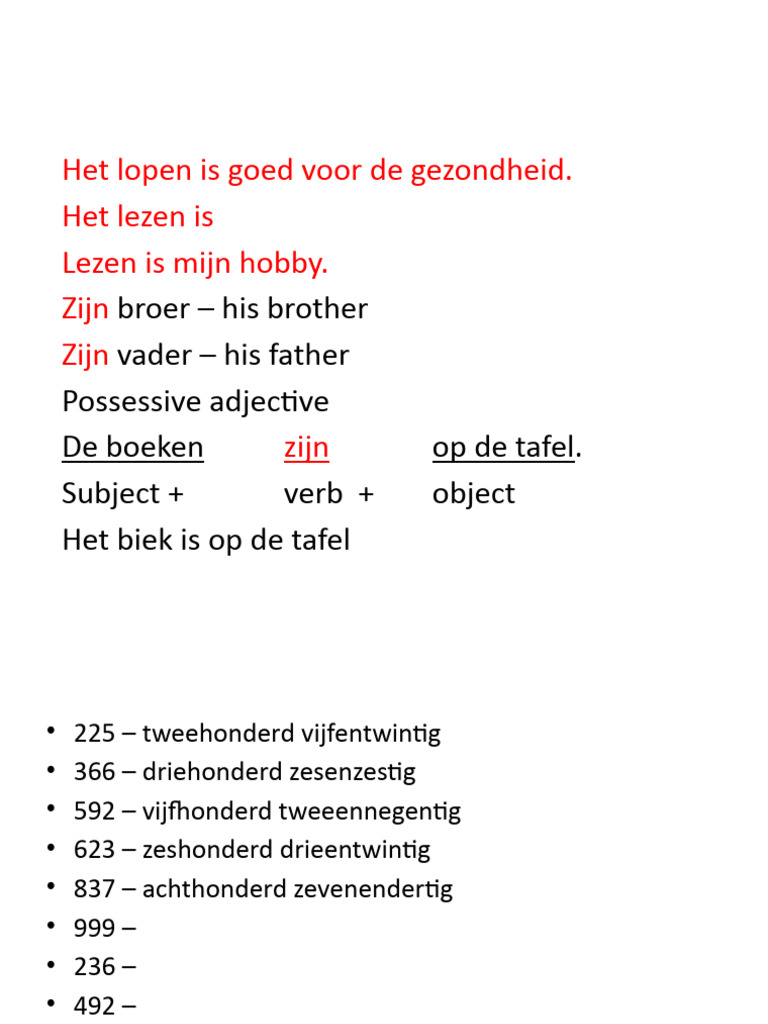 Dutch Grammar | PDF