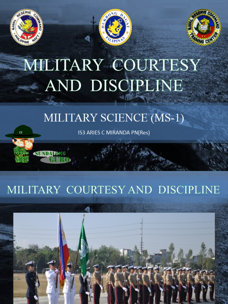 Military Courtesy and Discipline Overview | PDF | Disciplines ...