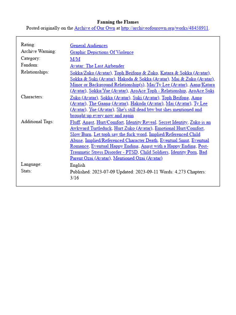 Fanning The Flames | PDF