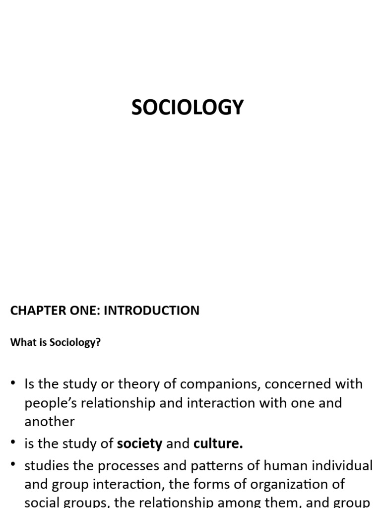 Sociology | PDF | Socialization | Social Mobility