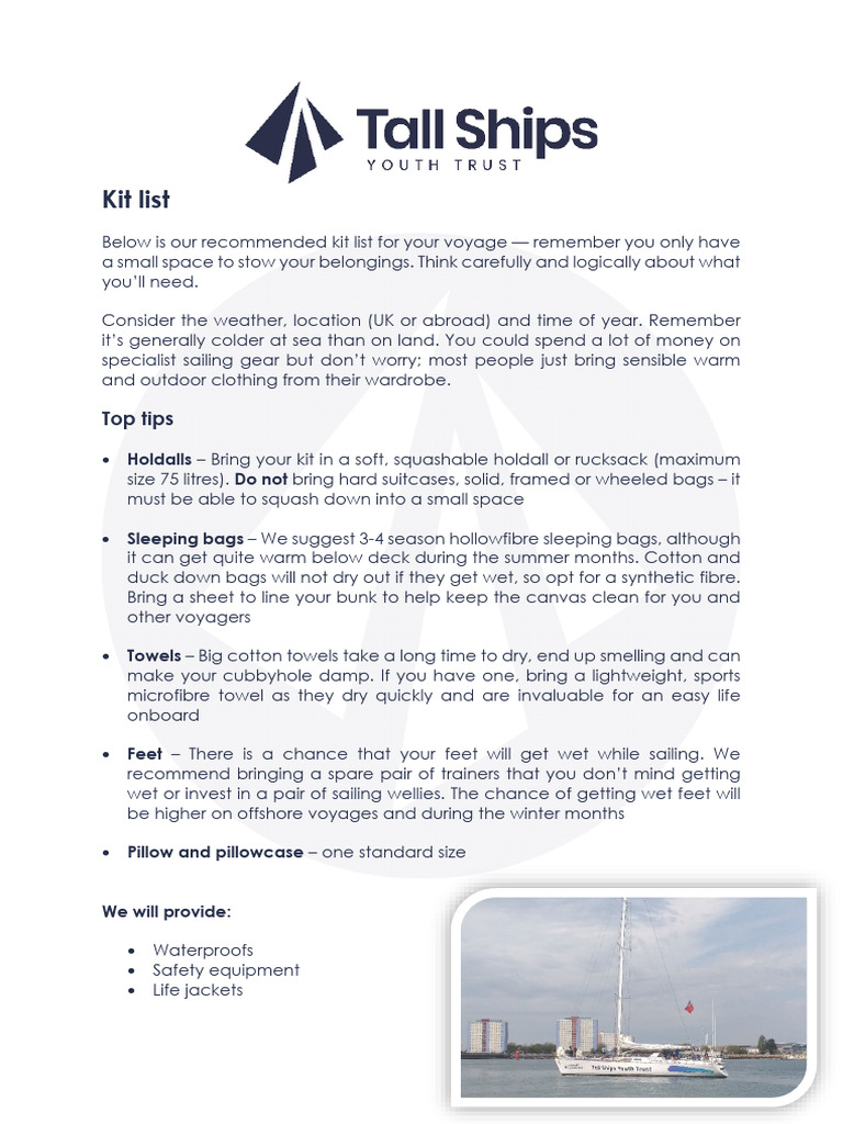 Challenger Kit List Update FINAL | PDF | Clothing | Fashion