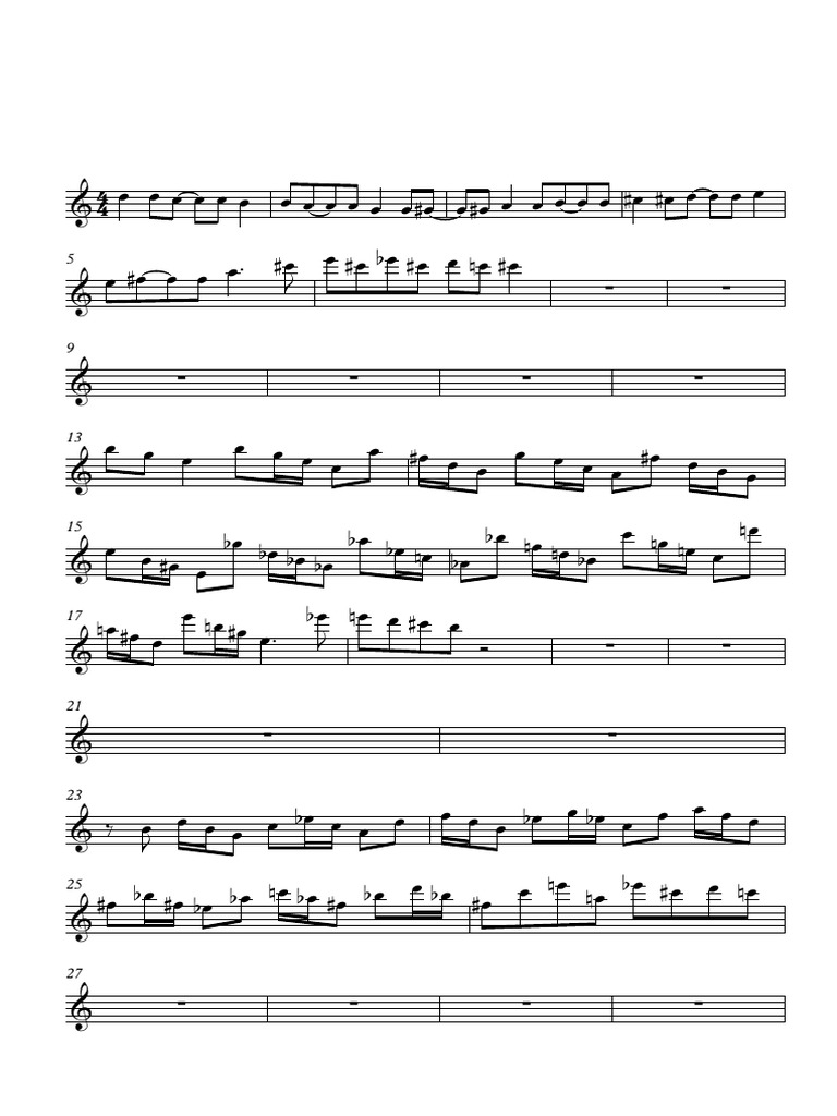 Cross Rhythm - Examples - Full Score | PDF | Ouverture (échecs) | Échecs