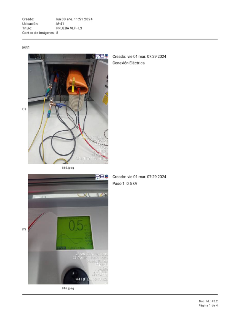 Prueba VLF M41-L3 | PDF